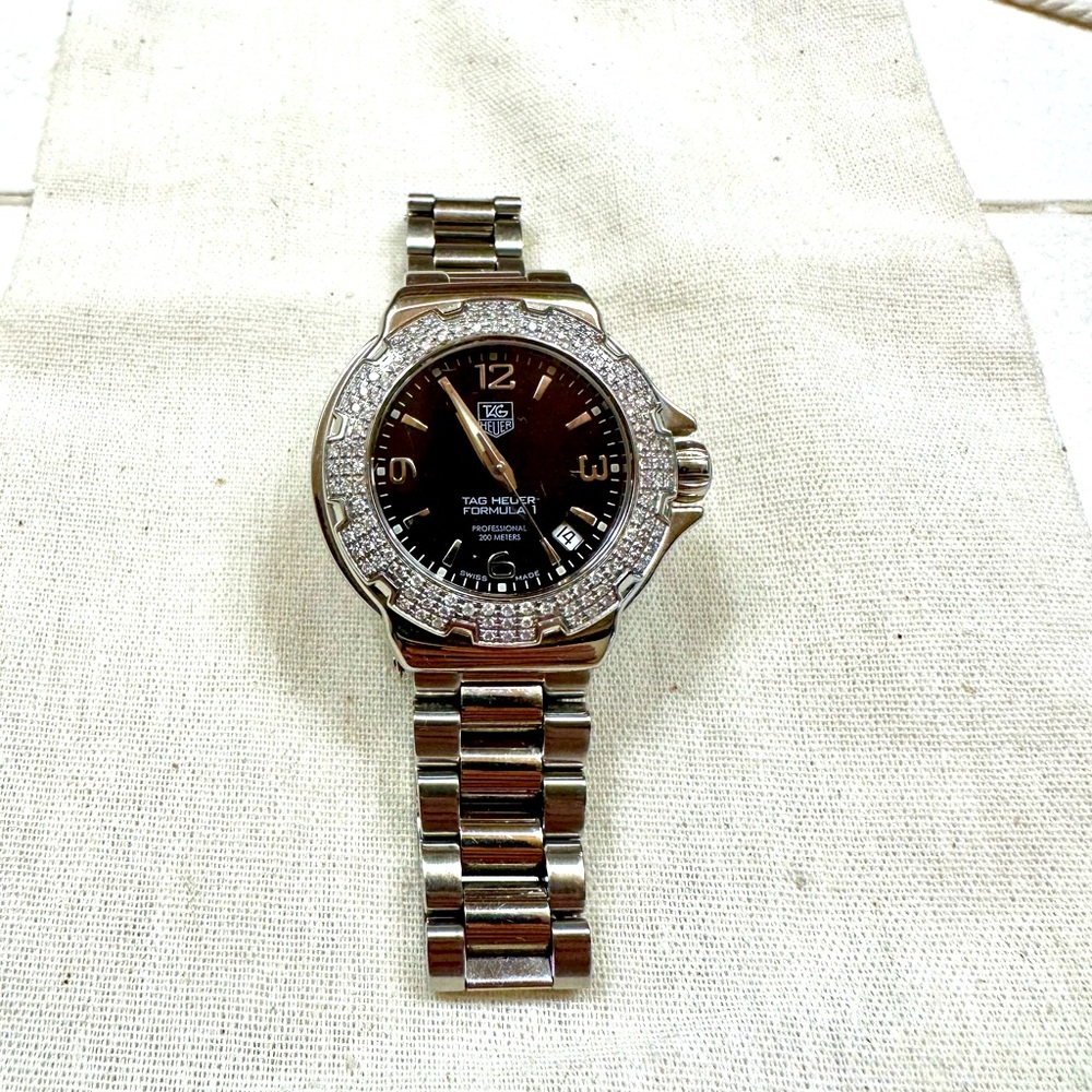 Tag Heuer - Diamond Bezel Watch. Excellent Condition … - Gem